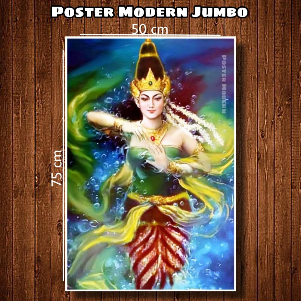 Jual Poster Modern Jumbo Foto Nyi Roro Kidul #PMJ003 - Ukuran 50 x 75 ...