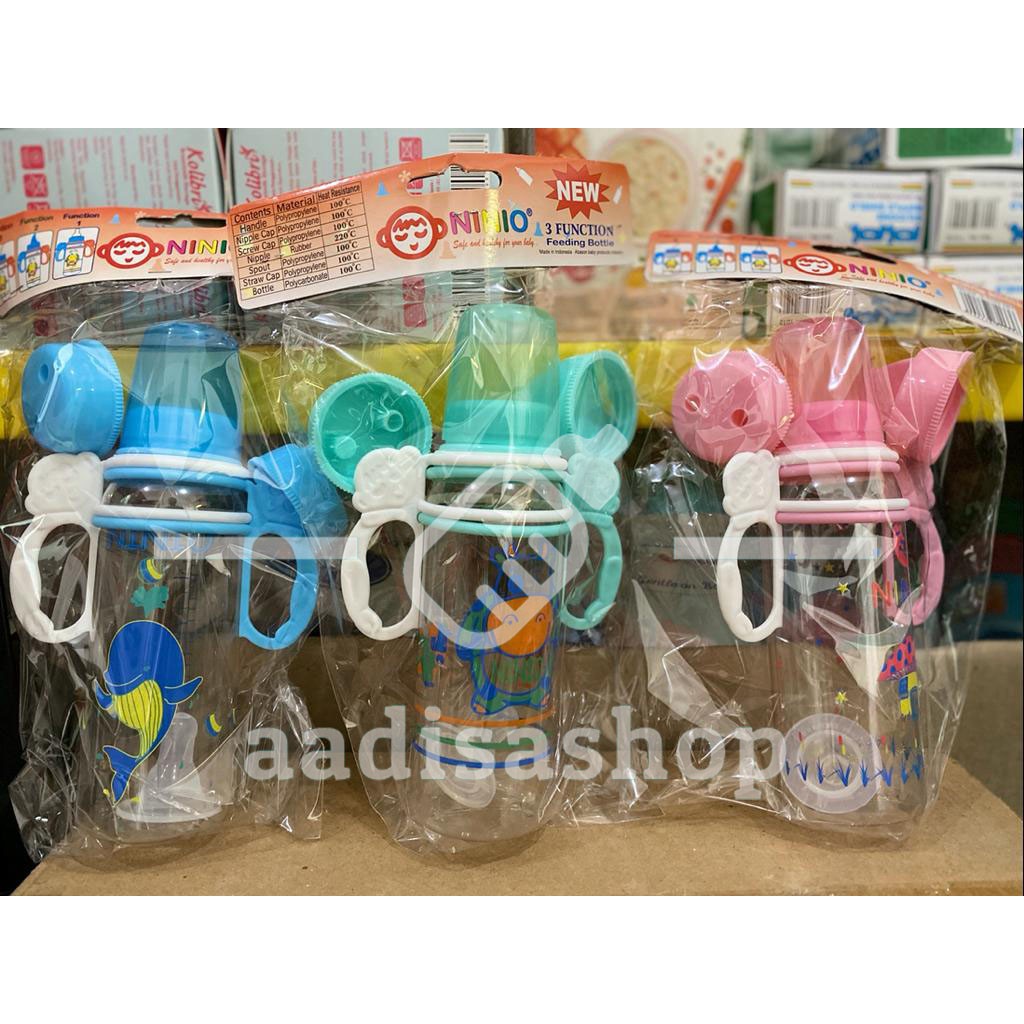 Jual Ninio Botol Susu Dot Minum Asi Cup Bayi 3 Fungsi 3 in 1 250 cc 3 ...