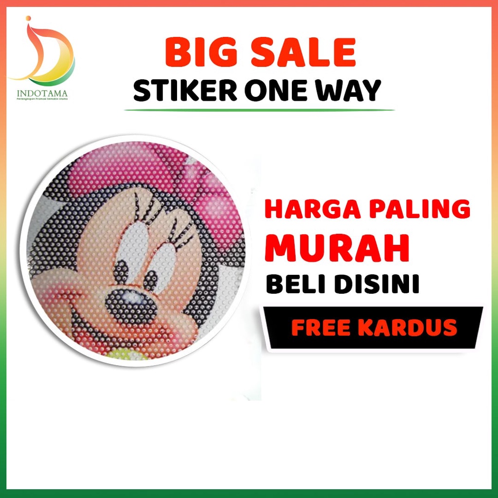 Jual Cetak Stiker One Way Vision Sticker Cermin, Kaca, Jendela , Pintu ...