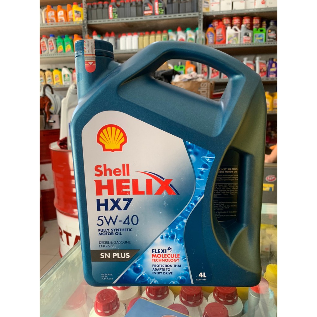 Jual Shell Helix HX7 5W - 40 (4L) | Shopee Indonesia