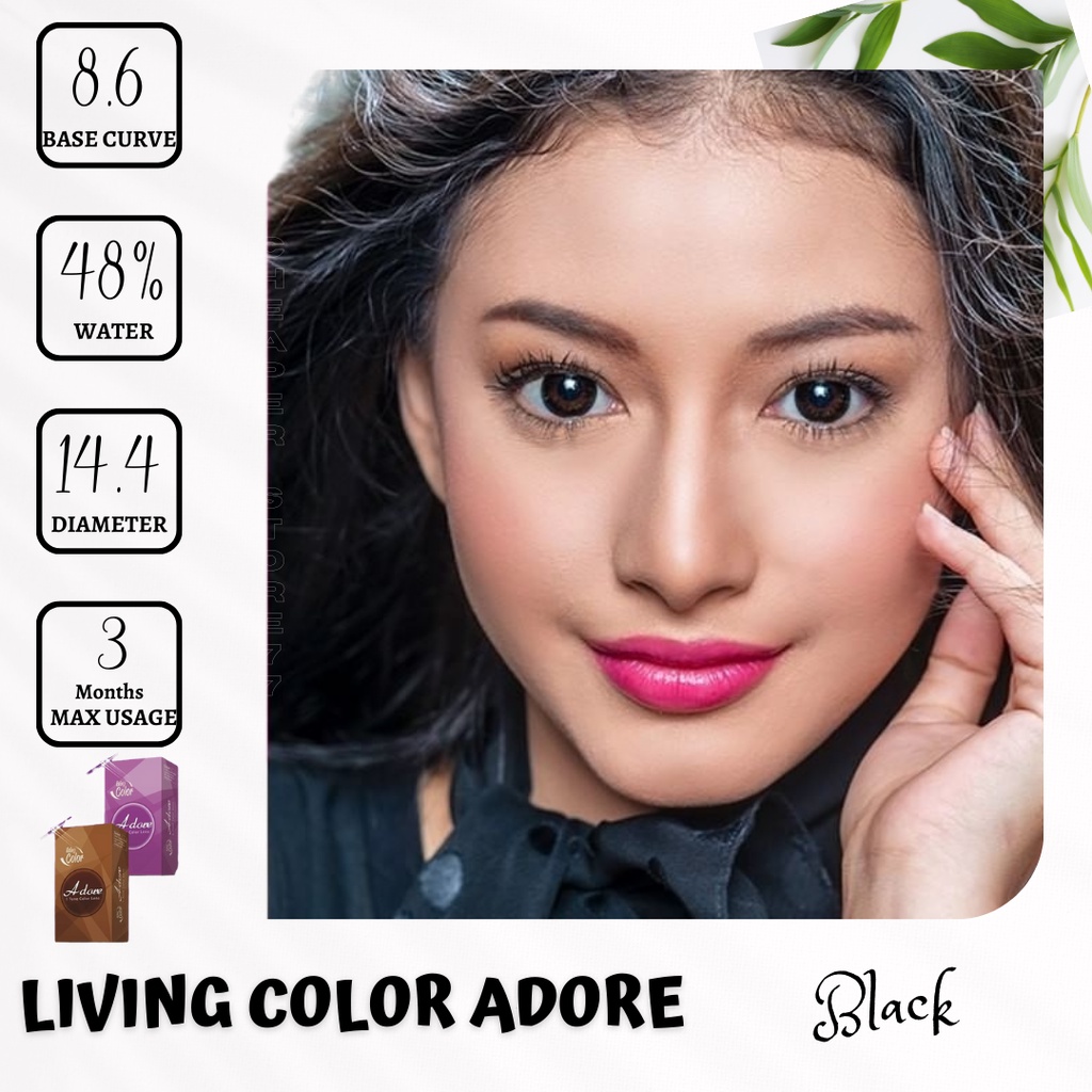 Jual Adore Softlens Warna Living Color Dia. 14.40mm Natural Look By ...