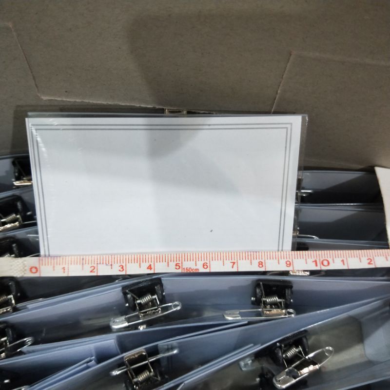 Jual [50 pcs] Name Tag Multi Tebal id bagde | Shopee Indonesia