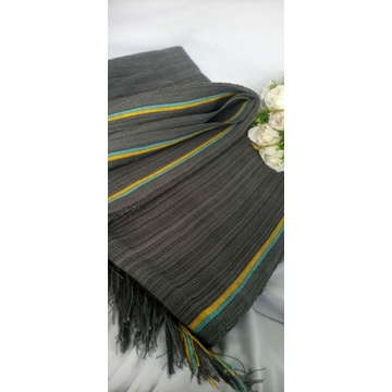 Jual Jarik Lurik ATBM 3 meter Abu polos/ Jarik gendong / jarik tenun ...