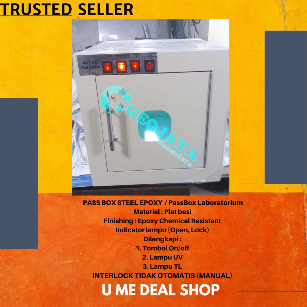 Jual PASS BOX STEEL EPOXY 35X35X35 / PASSBOX CLEAN ROOM MEDIS LABORATORIUM | Shopee Indonesia