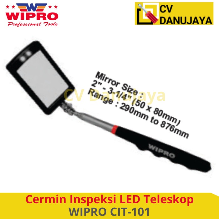 Jual Cermin Kaca Inspeksi LED Model Teleskop Mirror Wipro CIT-101 ...