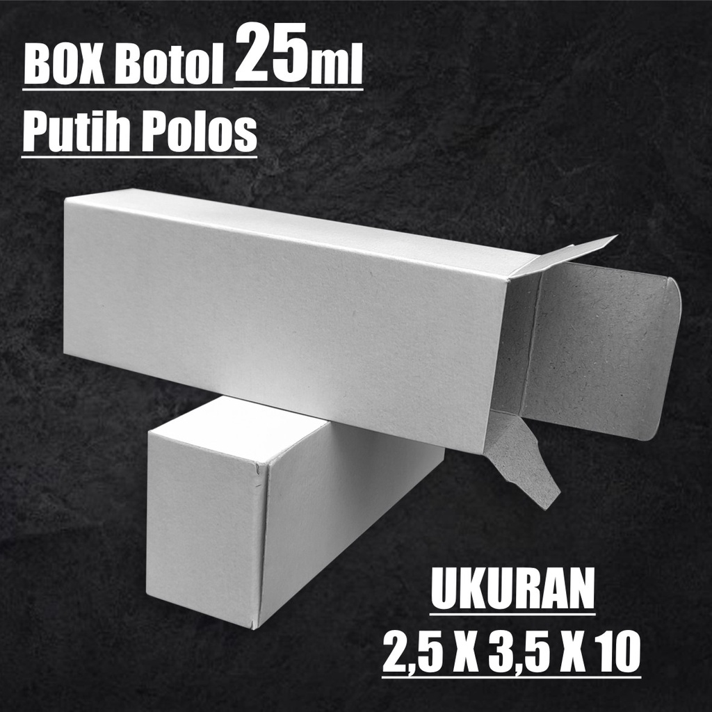 Jual Box Parfum POLOS / Kemasan spray / packaging botol 25ml / Box 2 ...