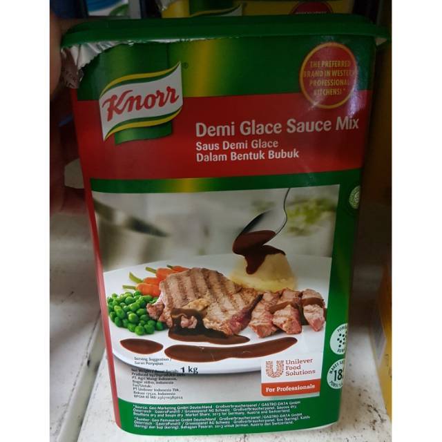 Jual KNORR Demi Glace Sauce Mix 1 kg / saus demi glace dalam bentuk bubuk | Shopee Indonesia