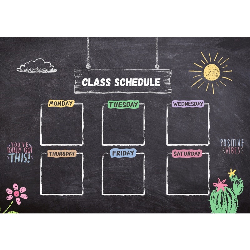 Jual STICKER JADWAL PELAJARAN, JADWAL PIKET, JADWAL KELAS, SCHEDULE ...