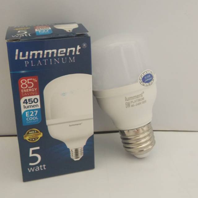 Jual Lampu LED 5 Watt LUMMENT Platinum Cooldaylight E27 | Shopee Indonesia