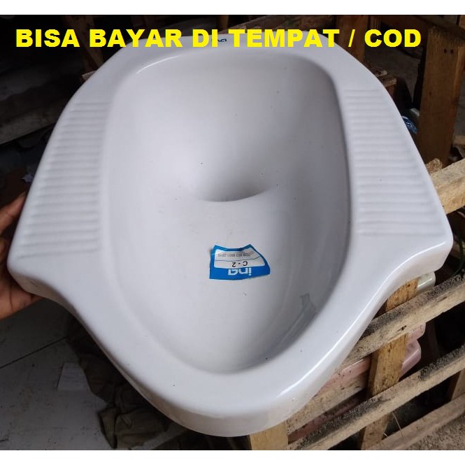 Jual CLOSET JONGKOK INA PUTIH , PINK DAN BIRU C-2 TOILET / KLOSET ...