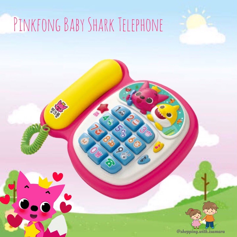 Jual Pinkfong Baby Shark Telephone / mainan telfon | Shopee Indonesia