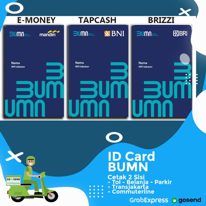 Jual Id Card - Cetak Custom Bumn Id Card Doff | Shopee Indonesia