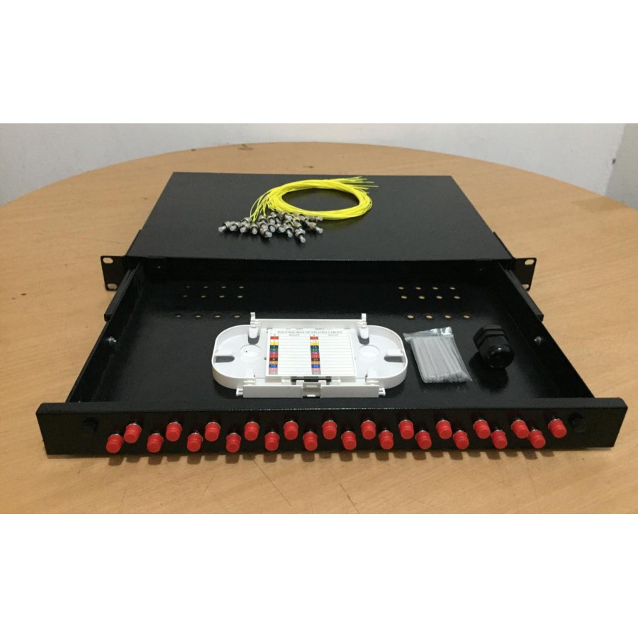 Jual OTB Rack 24core FC singlemode lengkap pigtail | Shopee Indonesia