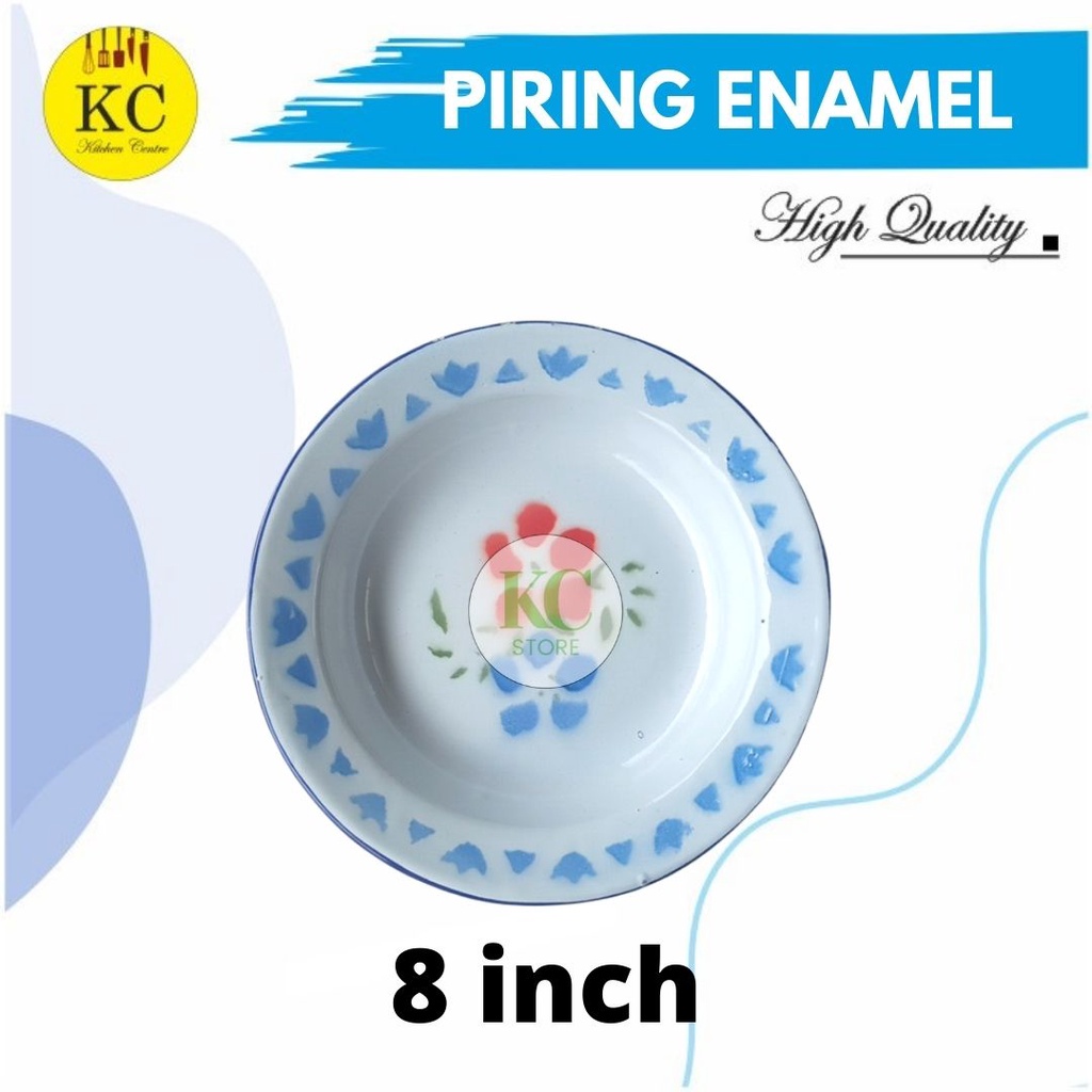 Jual Piring Seng Piring Jadul Piring Enamel Piring MOtif Bunga Piring ...