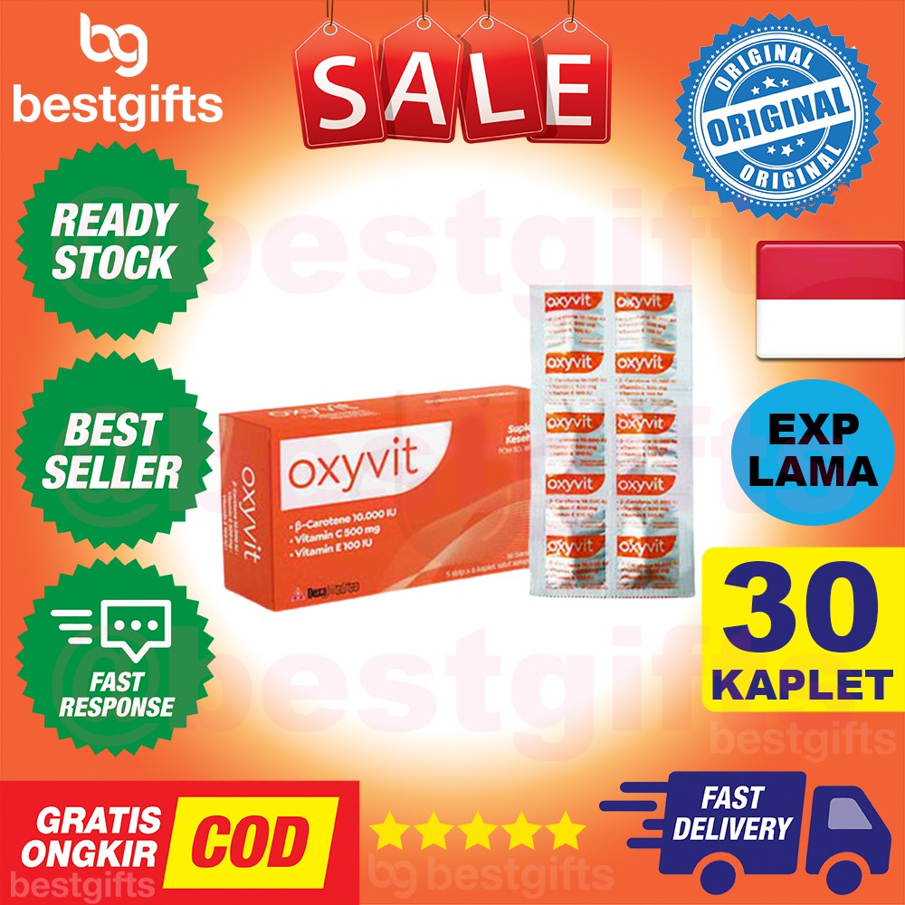 Jual OXYVIT OXY VIT VITAMIN C 500 MG A E ANTIOKSIDAN MULTIVITAMIN IMUN ...