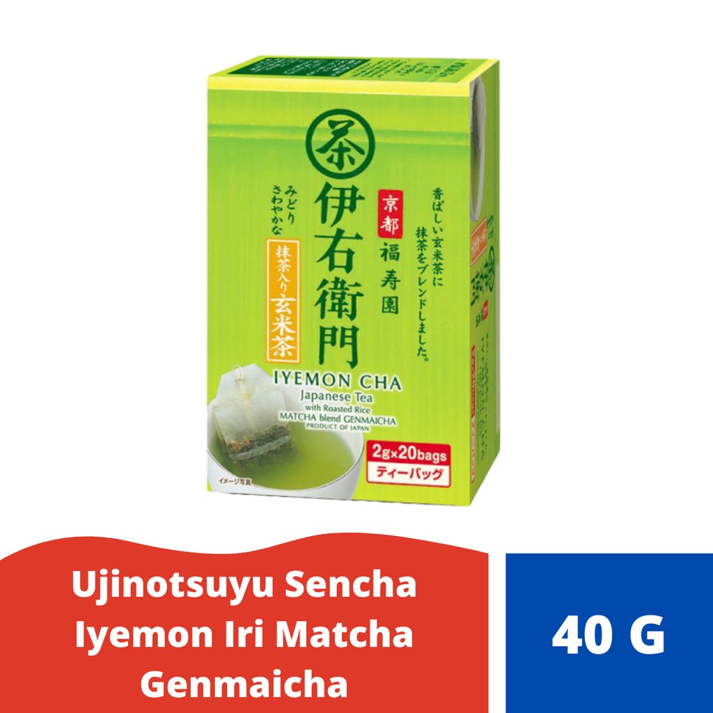 Jual Ujinotsuyu Sencha Iyemon Matcha Iri Genmaicha | Shopee Indonesia