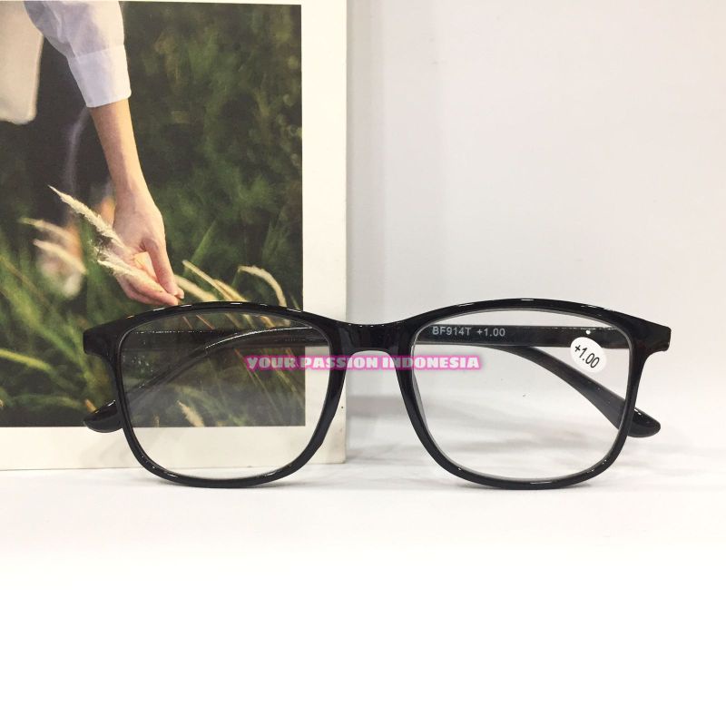 Jual BF914 Kacamata Baca Cowok Cewek +1.00 sd +4.00 Model Kotak ...