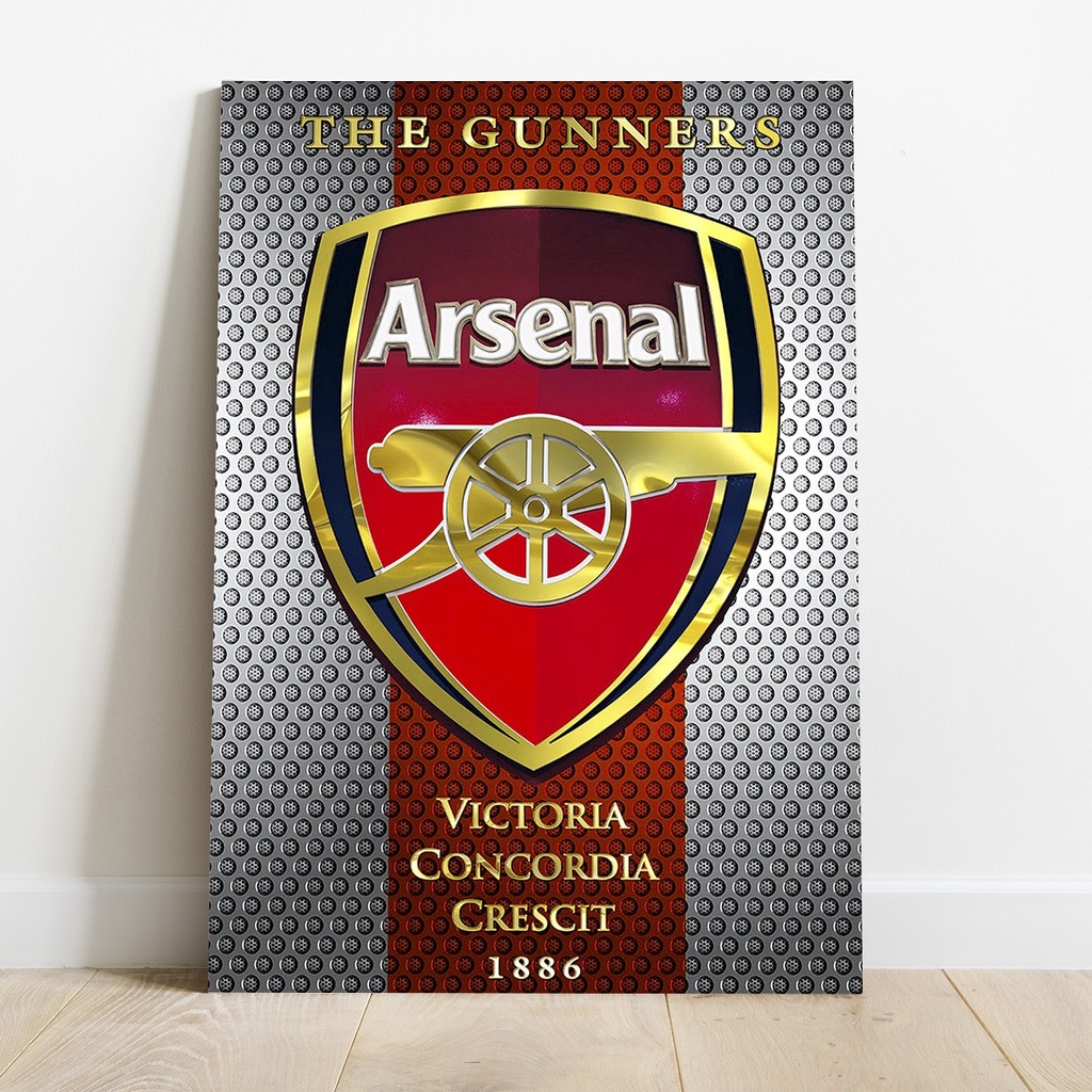 Jual Poster Arsenal Football Club Sepak Bola Dekorasi Hiasan Dinding ...