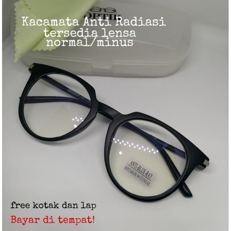 Jual Kacamata Anti Radiasi Wanita Kacamata Minus BlueRay Kacamata Baca ...