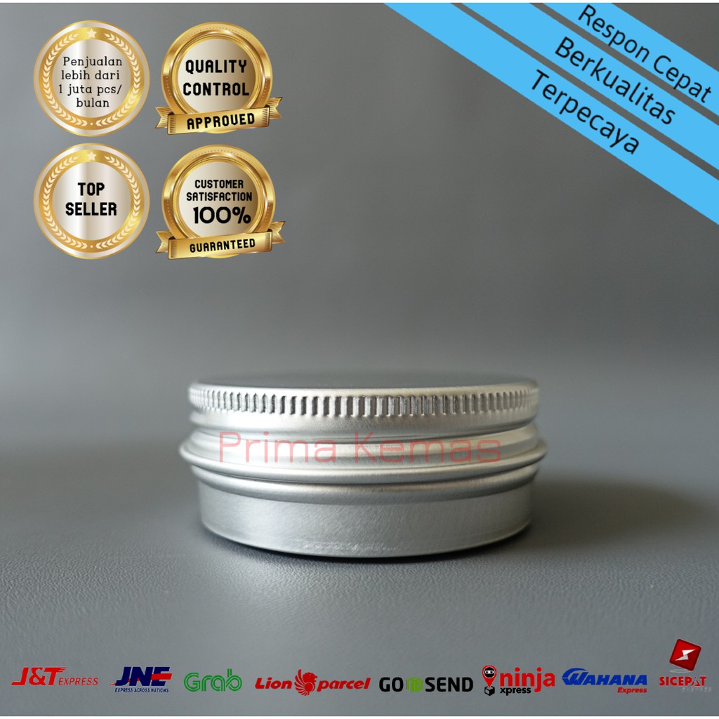 Jual Pot Pomade - pot jar - kemasan kosmetik - pot jar aluminium 30 gr ...