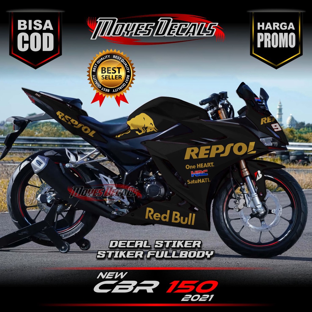 Jual TERBARU Decal Cbr 150R Full Body 2021 Decal Motor Full Body Honda ...