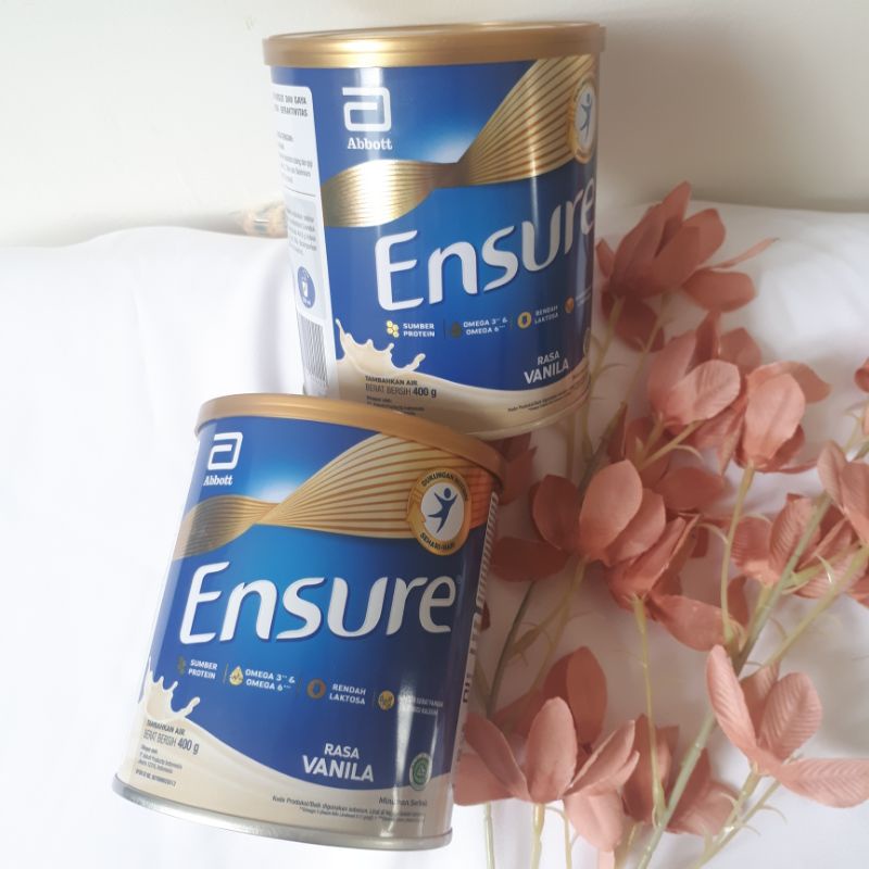 Jual Ensure Vanila - Cokelat 400 g Susu Nutrisi Dewasa Rendah Laktosa ...