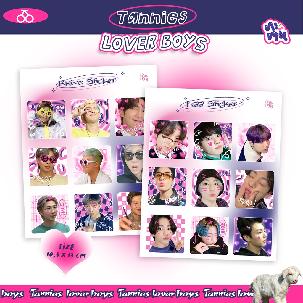 Jual BTS LOVER BOYS STICKER FANMADE | Shopee Indonesia