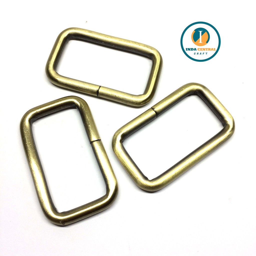 Jual RING KOTAK GESPER TAS BESI 3.8 CM TEBAL ANTICGOLD POLES | Shopee ...