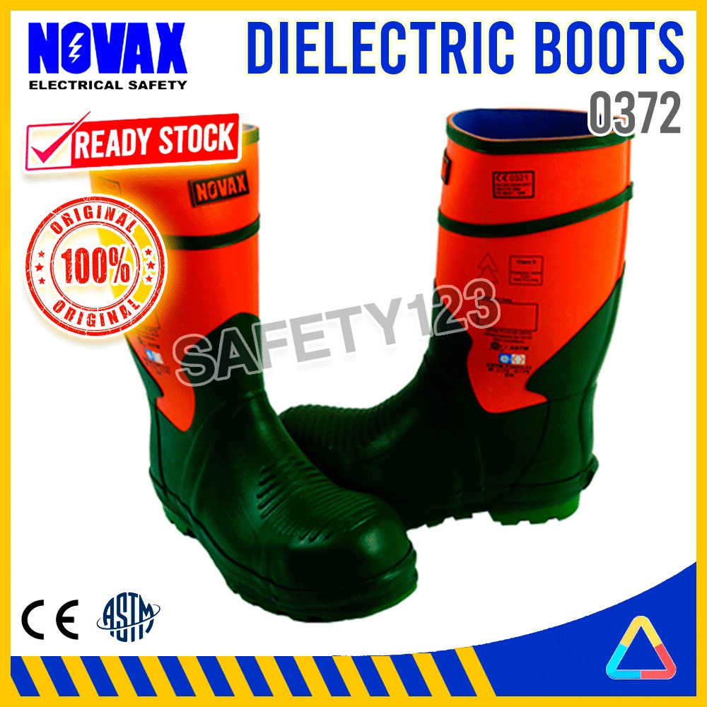 Jual Novax 0372 Electric Safety Boots Sepatu Tahan Listrik 20 kV 20000 ...