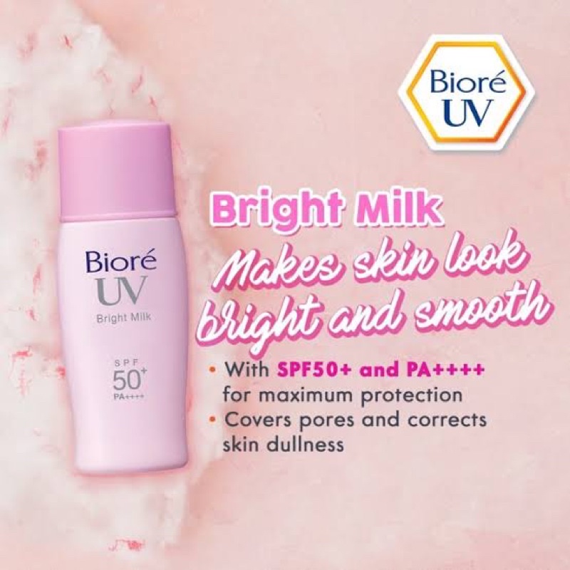 Jual (READY STOCK) Biore UV Bright Milk SPF 50+ PA++++ | Shopee Indonesia