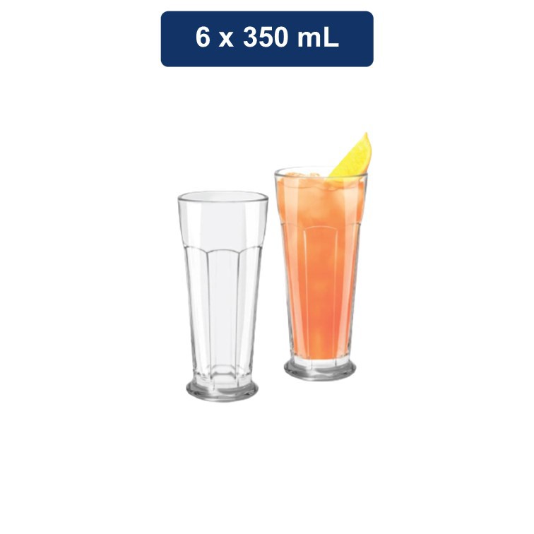Jual Citinova Gelas Kaca Accorda (6 x 350 mL) | Shopee Indonesia
