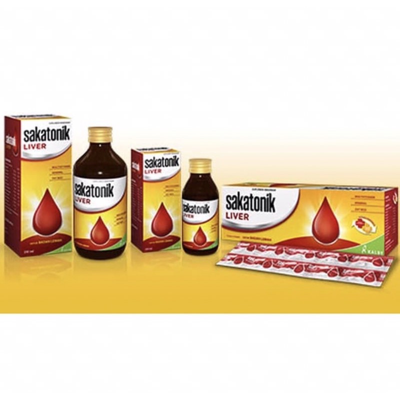 Jual Sakatonik strip 6 tablet | Sakatonik liver sirup 100 ml & 310 ml ...