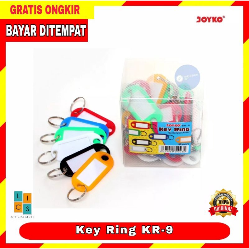 Jual Gantungan Kunci Joyko KR-9 Key Ring Loker KR9 Label Tag Nama ...