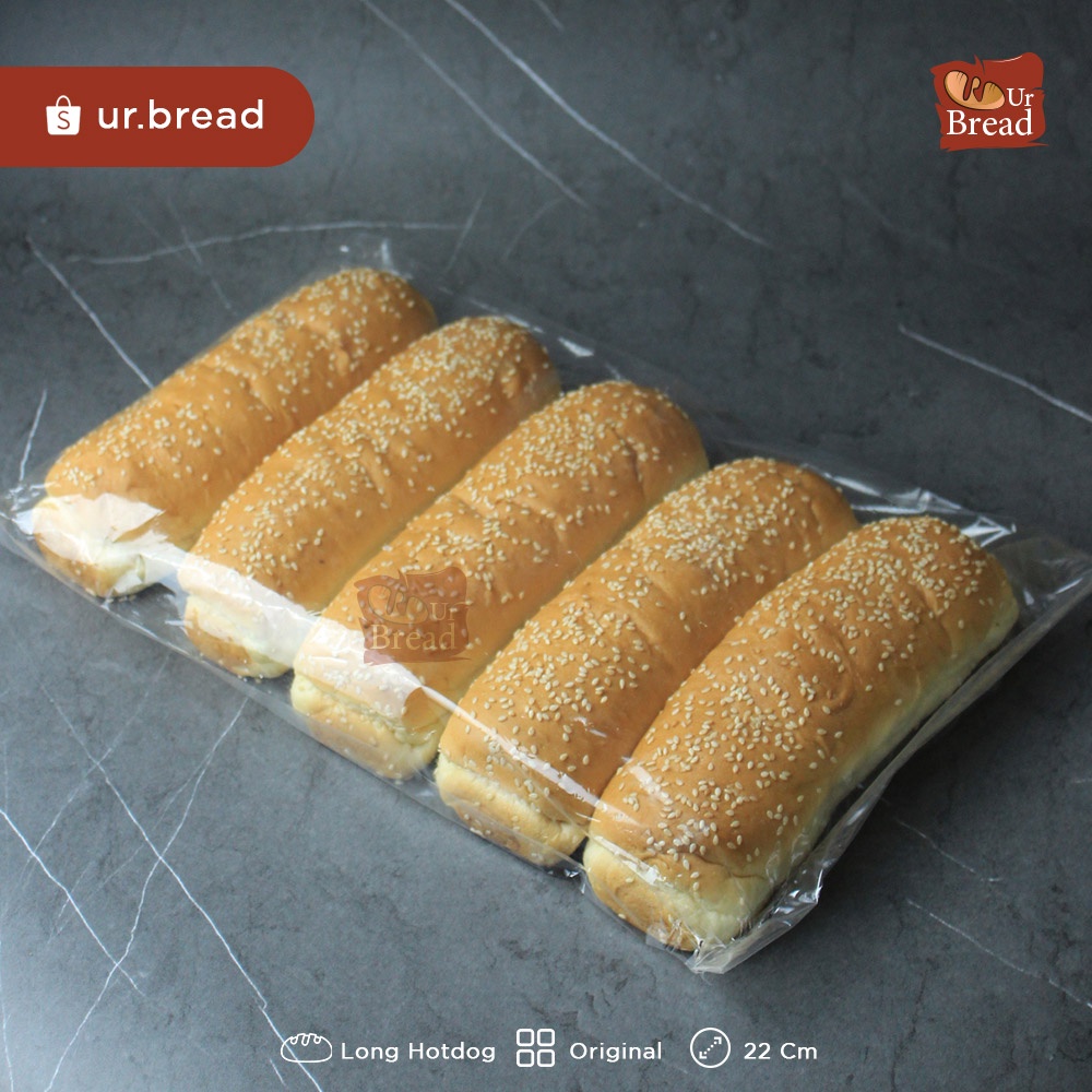 Jual Long Hotdog 22cm | Base Roti Sadwich | Base Roti Garlic | Shopee ...