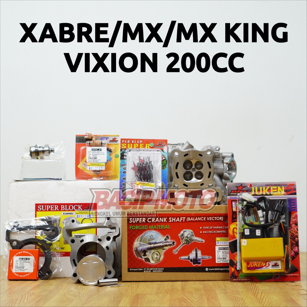 Jual paket boreup brt xabre mxking mx 200cc | Shopee Indonesia