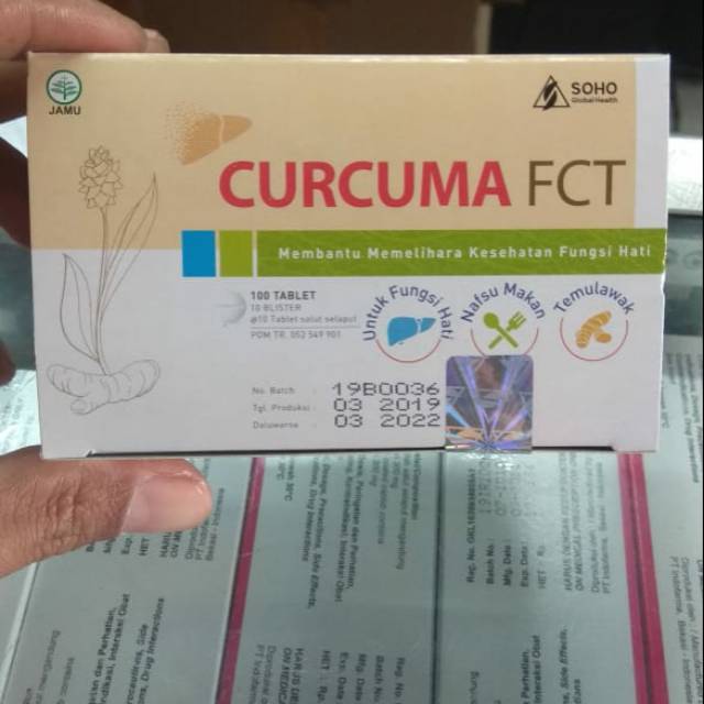 Jual CURCUMA FCT isi 100 tablet/box | Shopee Indonesia