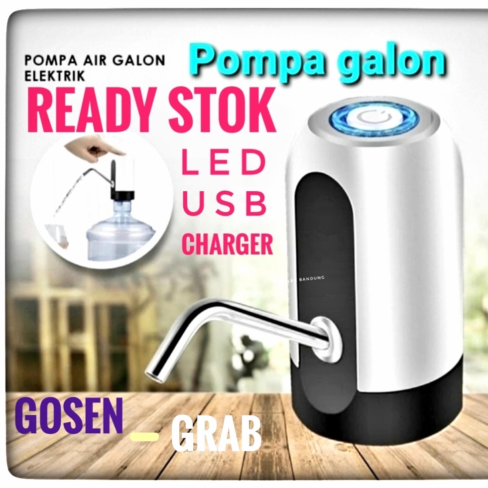 Jual pompa galon elektrik usb charge pompa dispenser galon air bandung ...
