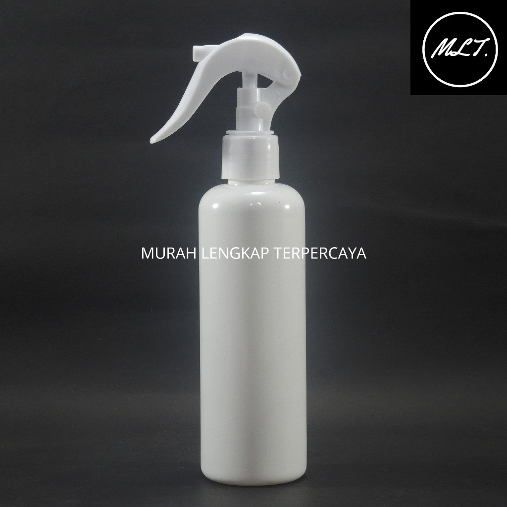 Jual BOTOL SPRAY MINI TRIGGER 250ML FULL PUTIH | Shopee Indonesia