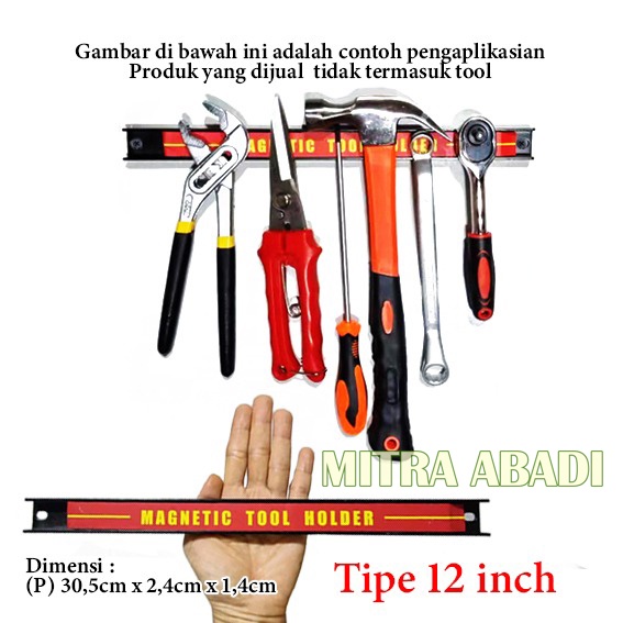 Jual MAGNETIC TOOL HOLDER HANGING RACK - Alat Gantung Perkakas Magnet ...