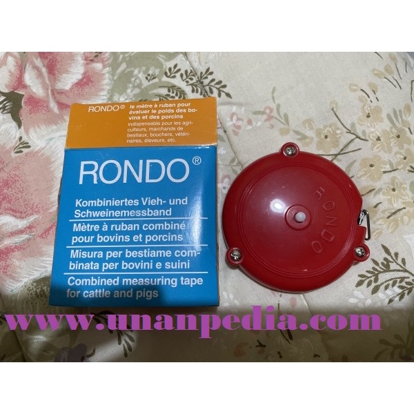 Jual Pita Ukur Merk Rondo Untuk Sapi dan Babi - Measuring Tape Rondo ...