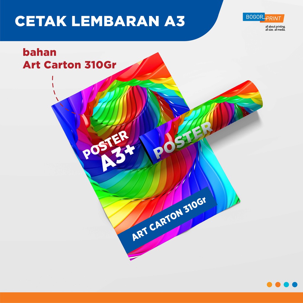 Jual Cetak Kertas Art Karton 310 gsm / Ukuran A3+ / Full Color ...