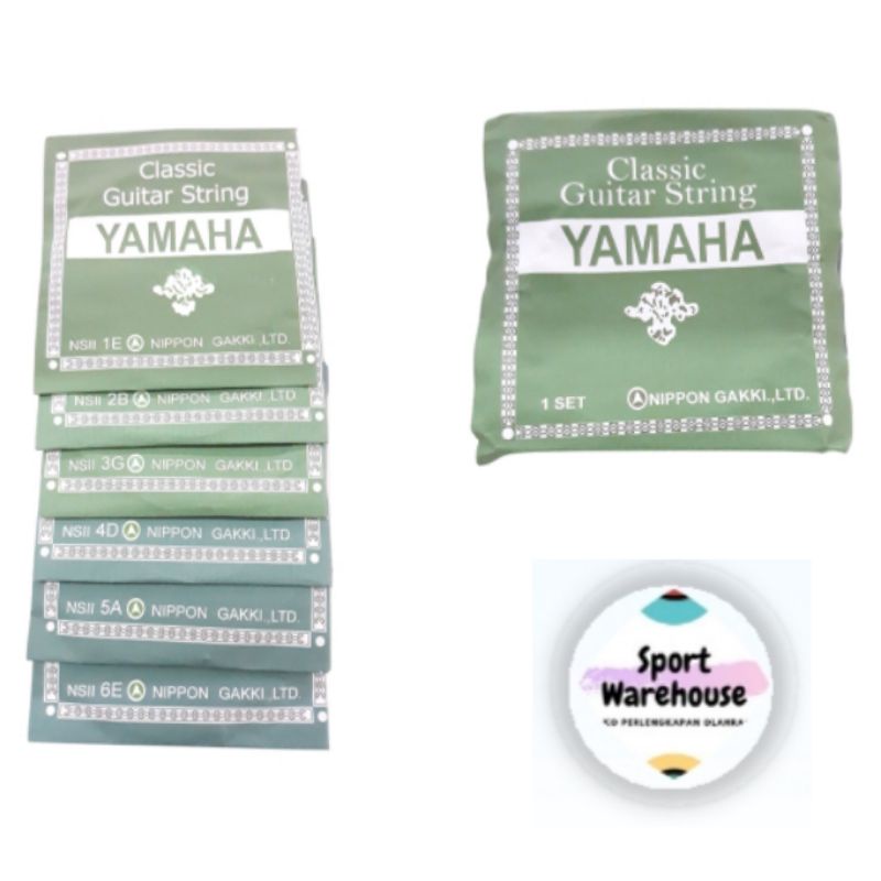 Jual Set Senar Gitar Nylon Yamaha ( 6pcs ) | Shopee Indonesia
