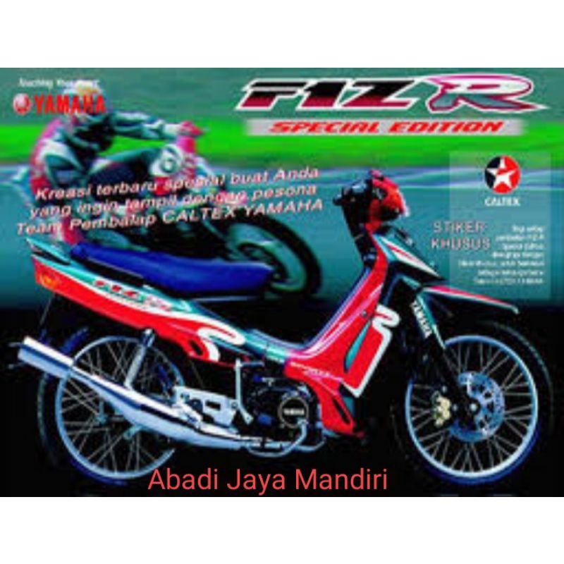 Jual Lis Stiker Striping Body Yamaha Fizr F1zr Caltex Kaltek Kaltex ...