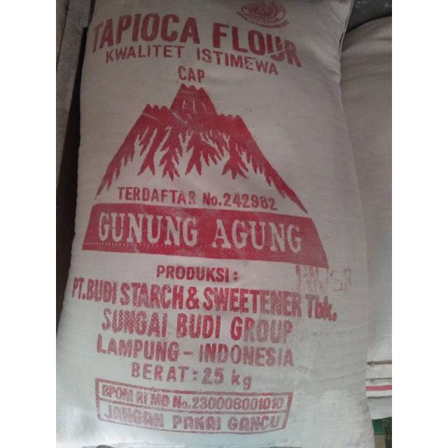 Jual Tepung Tapioka "Aci Gunung Agung" repack 1 kg | Shopee Indonesia