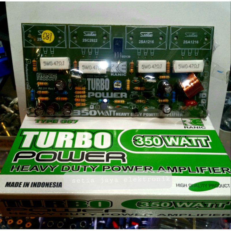 Jual kit Power Amplifier Turbo 350 wat Mono | Shopee Indonesia