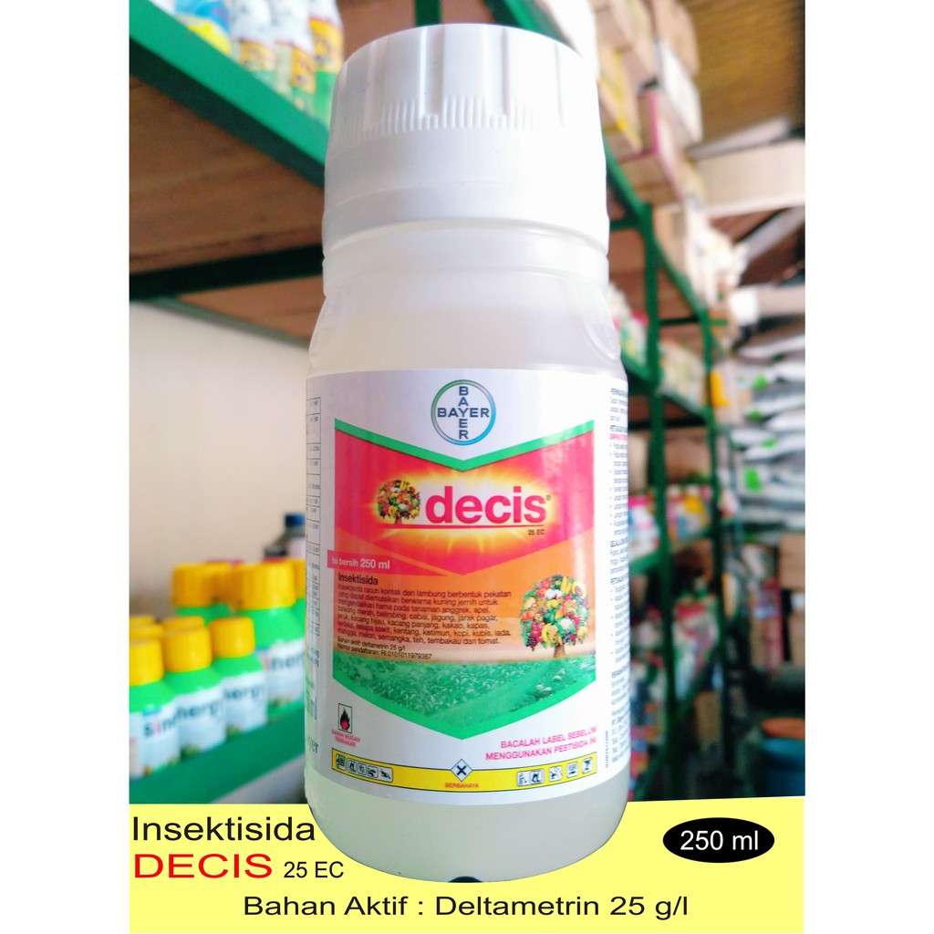 Jual Insektisida DECIS 250 ml Bahan Aktif Deltametrin 25 g/l | Shopee ...