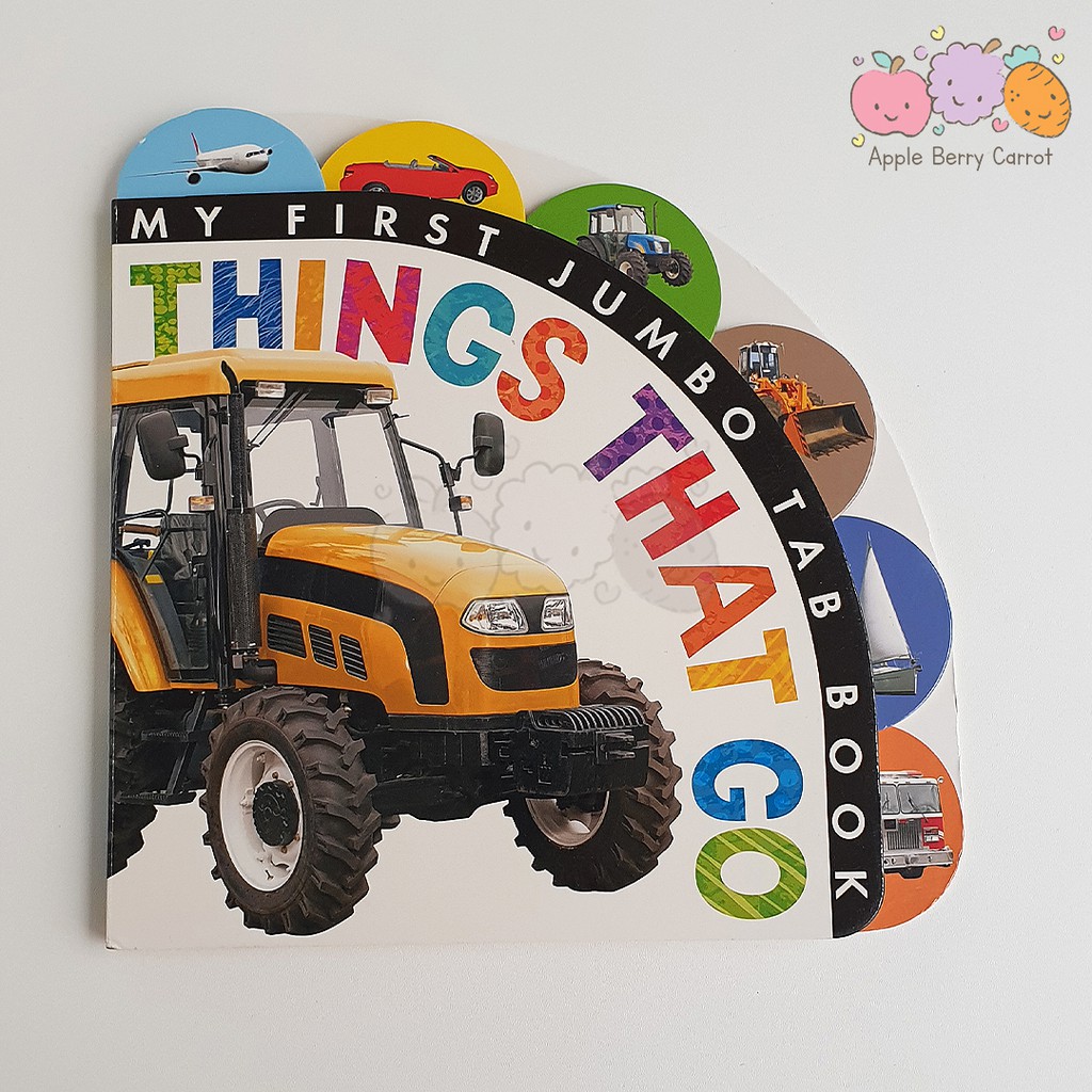 Jual THINGS THAT GO My First Jumbo Tab Book | Shopee Indonesia