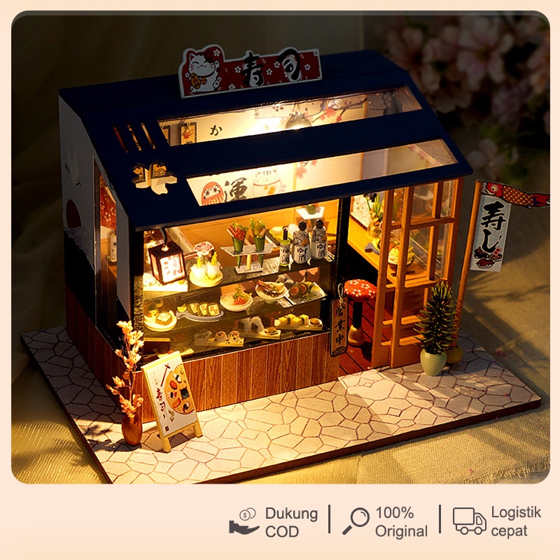 Jual mainan/mainan anak/mainan diy/hadiah/Toko pondok DIY/model rumah ...