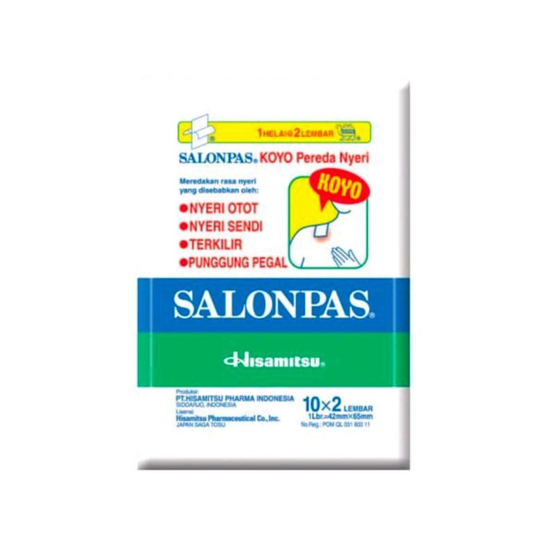 Jual Salonpas Koyo Pereda Nyeri isi 12 lembar | Shopee Indonesia