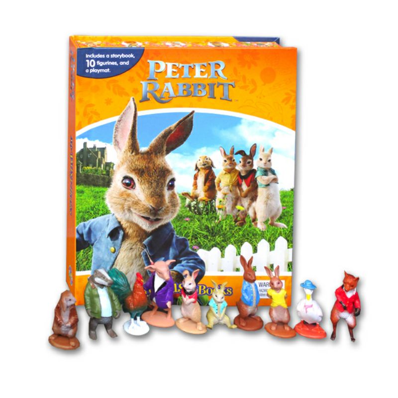 Jual My Busy Book Peter Rabbit includes a storybook, 10 figurines and a ...